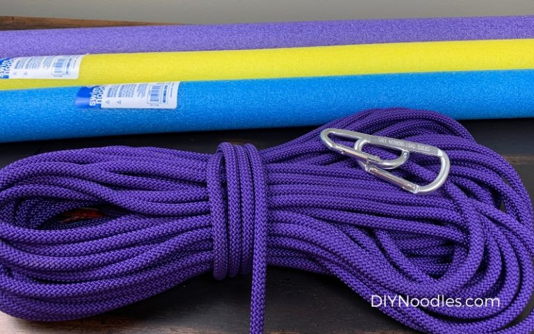 How to Make a Pool Noodle Safety Rope | DIY Noodles