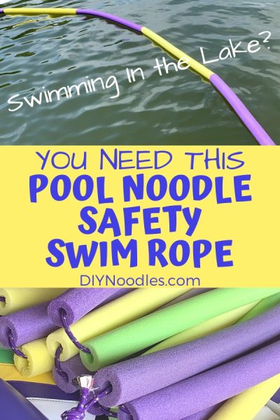 How to Make a Pool Noodle Safety Rope | DIY Noodles
