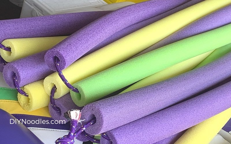 How to Make a Pool Noodle Safety Rope | DIY Noodles