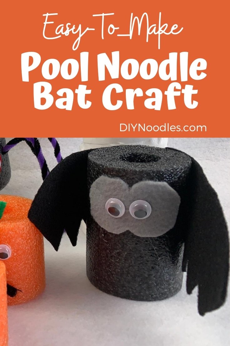 Easy DIY Pool Noodle Bat Craft | DIY Noodles