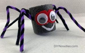 Easy DIY Pool Noodle Spider Craft | DIY Noodles